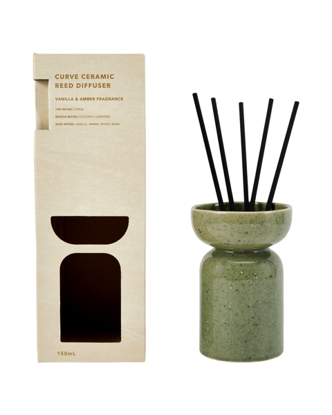Anko Curve Ceramic Reed Diffuser 150ml | Target Australia