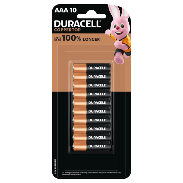 Duracell Coppertop AAA 1.5V Alkaline Batteries - 10 Pack | Target Australia