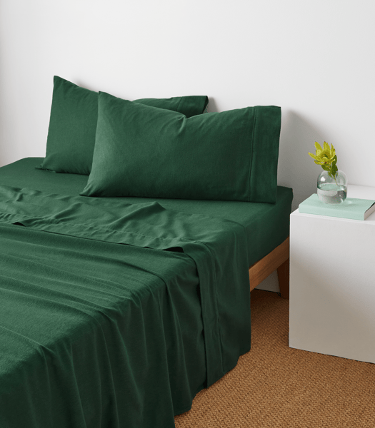 Plain Dyed Flannelette Sheet Set | Target Australia