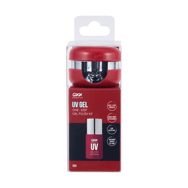 UV Gel One-Step Gel Polish Kit, Red - OXX Cosmetics | Target Australia