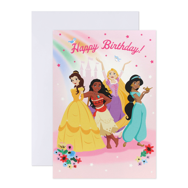 Hallmark Interactive Sound Birthday Card - Disney Princess Wish ...