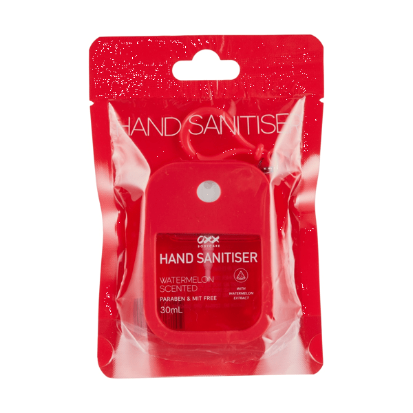 Hand Sanitiser 30ml, Watermelon Scented - OXX Bodycare | Target Australia