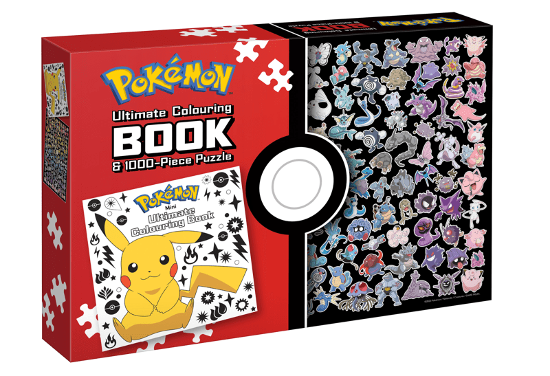 Pokemon: Adult Ultimate Colouring Book & 1000-Piece Puzzle | Target ...