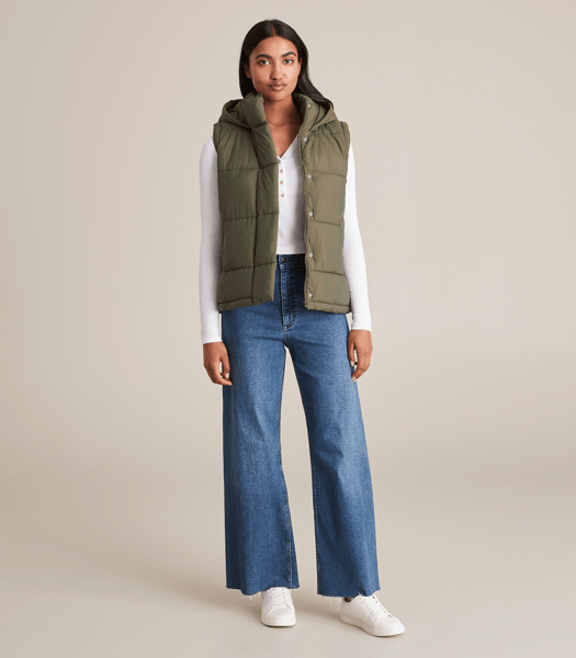 Hooded Puffer Vest | Target Australia