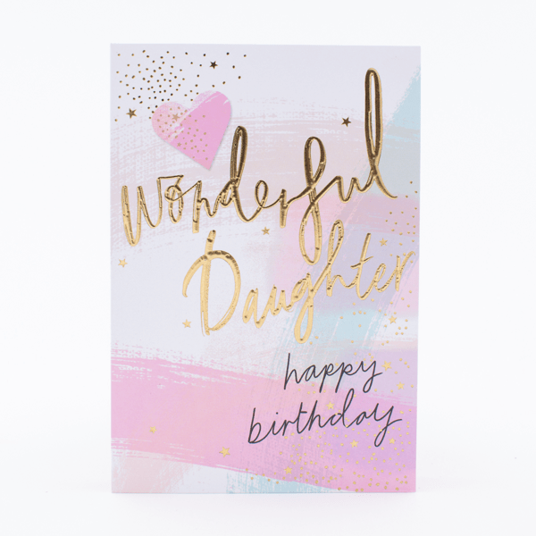 Hallmark Birthday Card for Daughter - Colourful Paint Strokes | Target ...