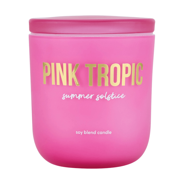Pink Tropic Summer Solstice Soy Blend Fragrant Candle - Anko | Target ...
