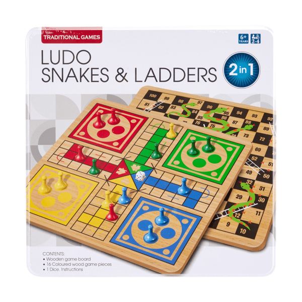 Traditional Games 2-In-1 Ludo and Snakes & Ladders | Target Australia