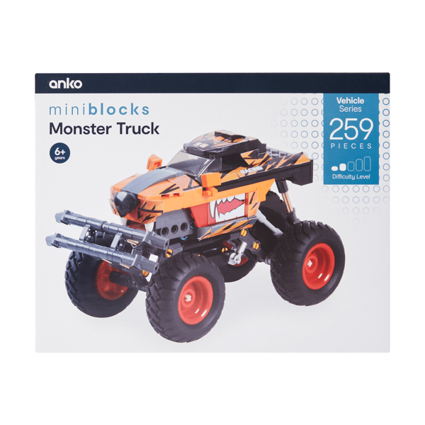 259 Piece Mini Blocks Vehicle Series: Monster Truck - Anko | Target ...