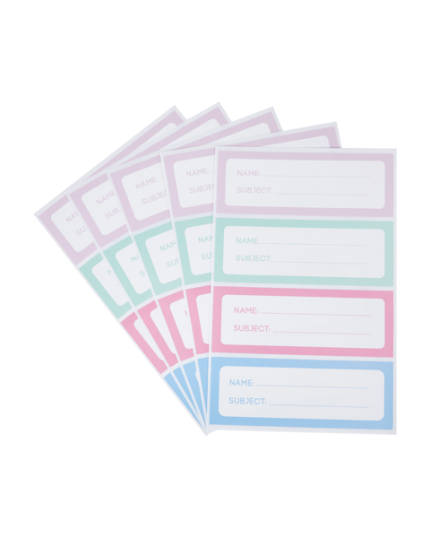 Anko 20 Pack Book Labels | Target Australia