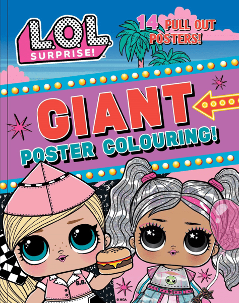 L.O.L. Surprise! - Giant Poster Colouring | Target Australia