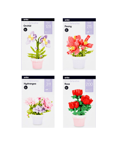 Anko Mini Blocks Flower Series - Assorted | Target Australia