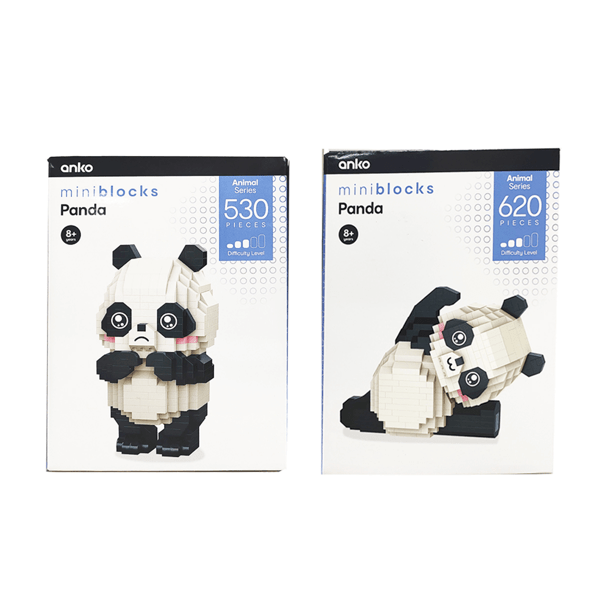 Mini Blocks Animal Series: Panda, Assorted - Anko | Target Australia