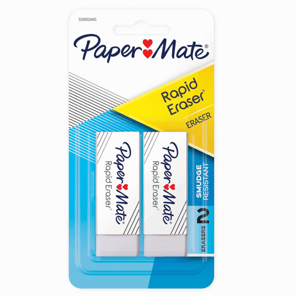 Paper Mate Rapid Erasers - Set of 2 | Target Australia