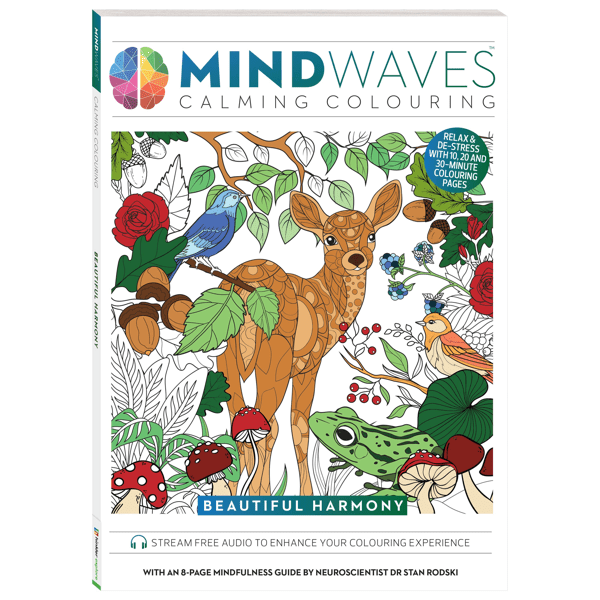 Mindwaves Calming Colouring: Beautiful Harmony - Book | Target Australia
