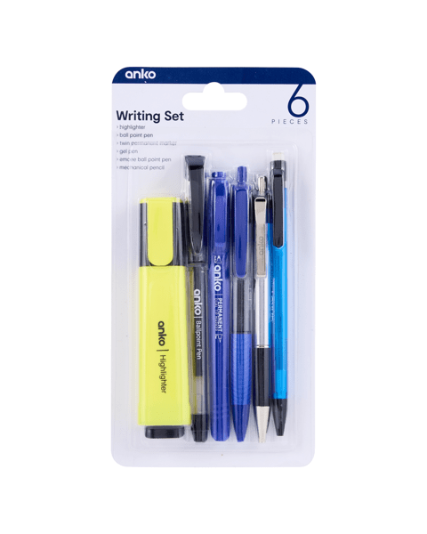 Anko 6 Piece Writing Set | Target Australia