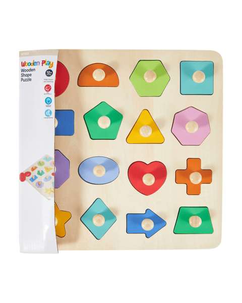 Wooden Shape Puzzle - Anko | Target Australia
