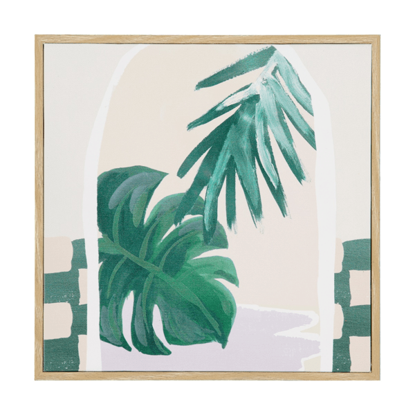 Framed Canvas Tropical Palm - Anko | Target Australia
