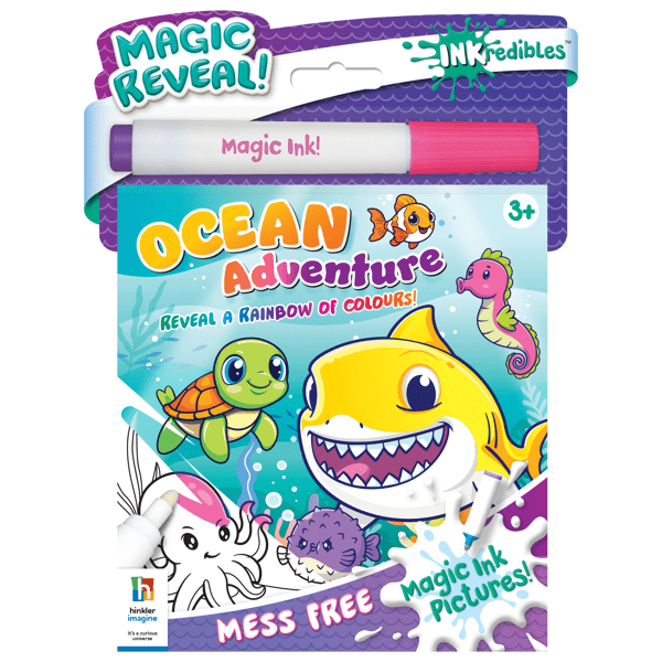 INKredibles Magic Reveal Ocean Adventure Mess Free Magic Ink Pictures ...