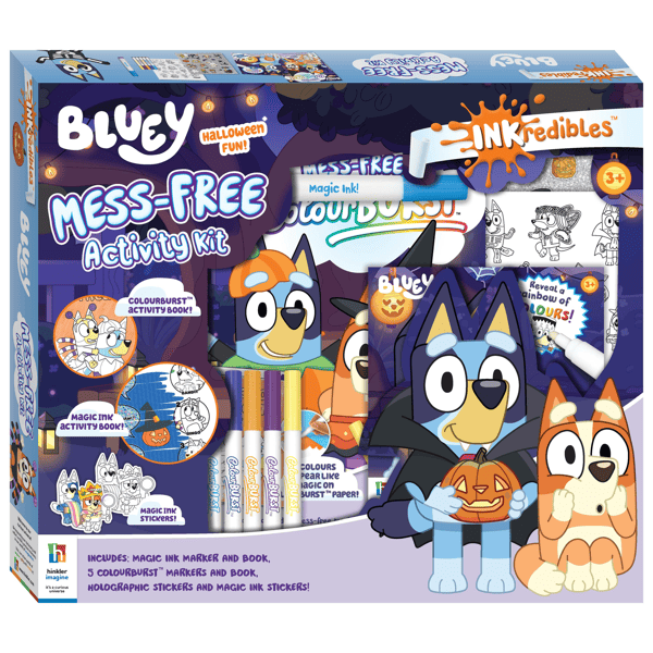 INKredibles Bluey Halloween Mess-Free Activity Kit - Book | Target ...