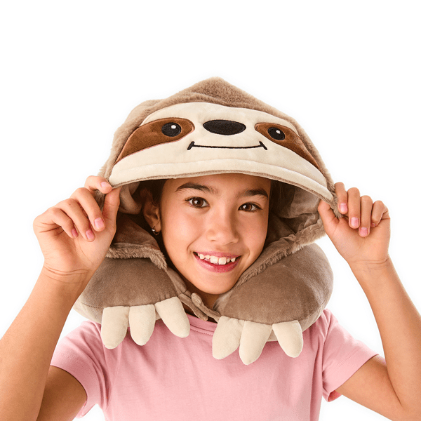 Kids Hood Pillow, Sloth - Anko | Target Australia