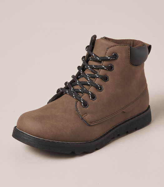 Kids Collared Lace Up Boots | Target Australia
