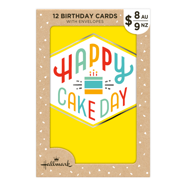 12 Pack Hallmark Birthday Cards - Bright and Bold | Target Australia