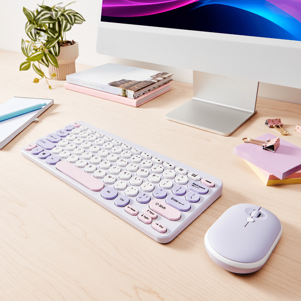 Keyboard and Mouse Set, Purple - Anko | Target Australia