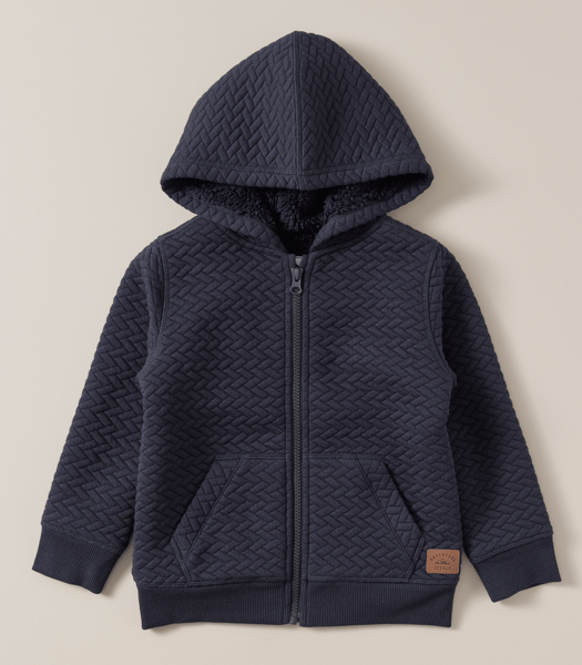 Quilted Zip Hoodie | Target Australia