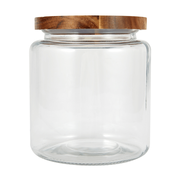 3L Glass Jar with Wood Lid - Anko | Target Australia