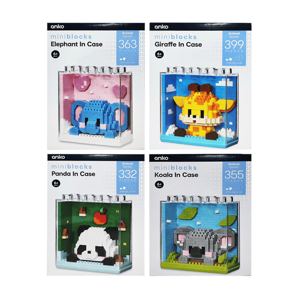 Mini Blocks Animal Series Set, Assorted - Anko | Target Australia