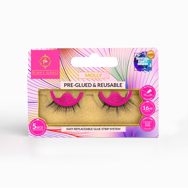 Pinky Goat Pre-Glued and Reusable False Lashes - Molly | Target Australia