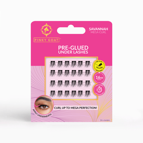 Pinky Goat 24 Pack Pre-Glued Under Lashes - Savannah | Target Australia