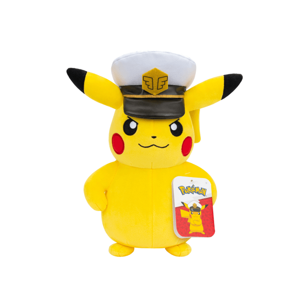 Pokemon Captain Pikachu 24cm Plush Toy | Target Australia