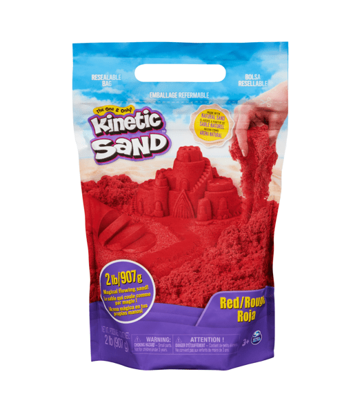 Kinetic Sand 2lb Colour Bag - Red | Target Australia