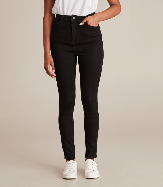 Sophie Skinny High Rise Full Length Denim Jeans - Black | Target Australia