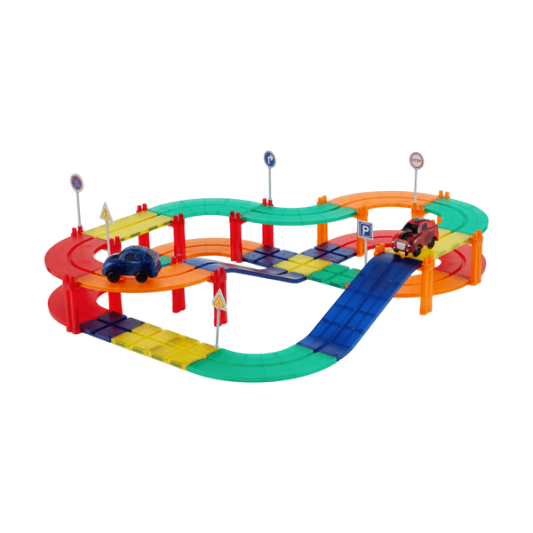 Magnetic Race Track Set, 72 Piece - Anko | Target Australia