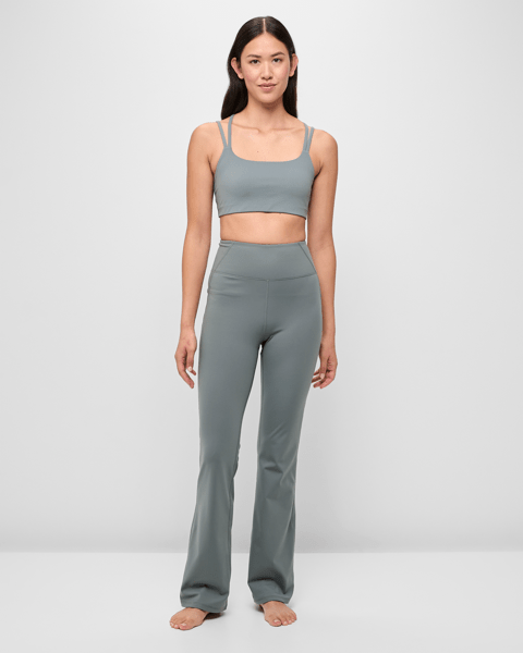 Active High Rise Full Length Fleece Lined Flare Tights | Target Australia