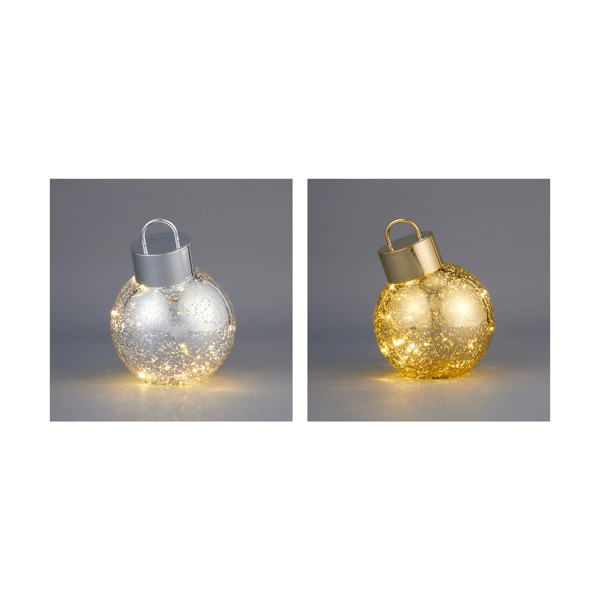 Anko Battery Operated LED Light Up Bauble - Assorted | Target Australia