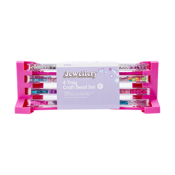 4 Tray Bead Set - Anko | Target Australia