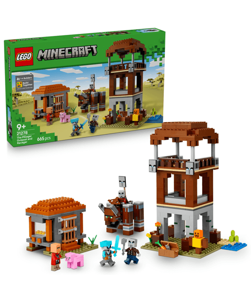 LEGO® Minecraft The Pillager Outpost and Ravager 21278 | Target Australia
