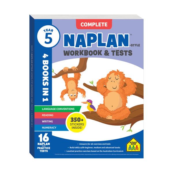 Naplan-Style: Year 5 Complete Workbook & Tests - 4 Books in 1 | Target ...