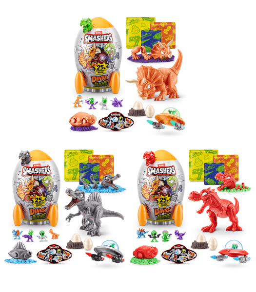 Smashers Dino vs Aliens Medium by ZURU - Assorted | Target Australia