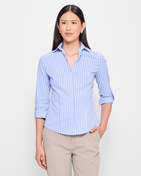 Long Sleeve Fitted Shirt - Preview | Target Australia