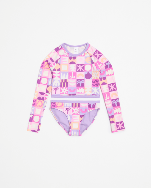 Long Sleeve Swim 2 Piece Set | Target Australia