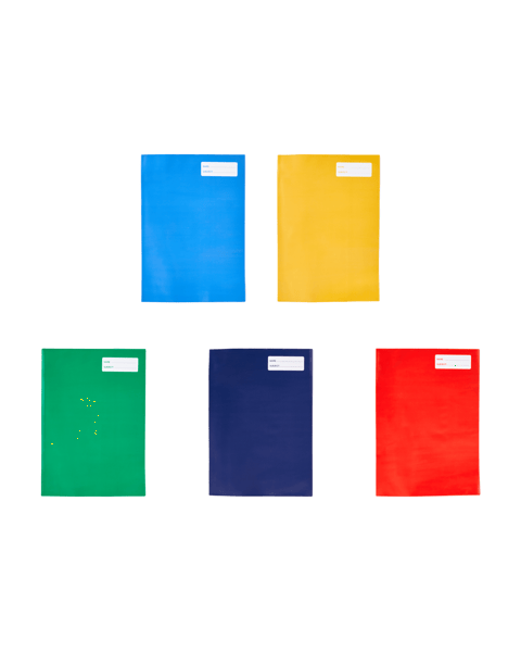 Anko A4 5 Pack Book Sleeve - Bright | Target Australia
