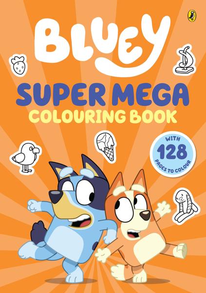 Bluey: Super Mega Colouring Book | Target Australia