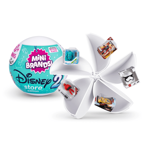 5 Surprise Mini Brands Disney Store Series 2 Capsule By Zuru - Assorted ...