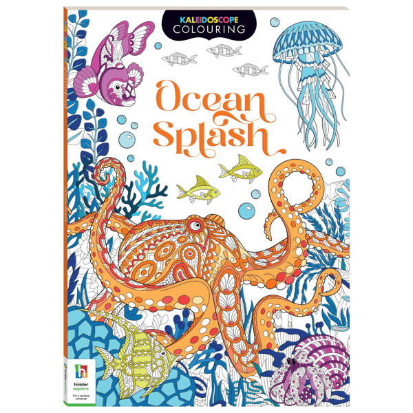 Kaleidoscope Colouring: Ocean Splash - Book | Target Australia
