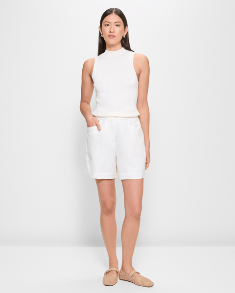 Linen Blend Tailored Short - Preview | Target Australia
