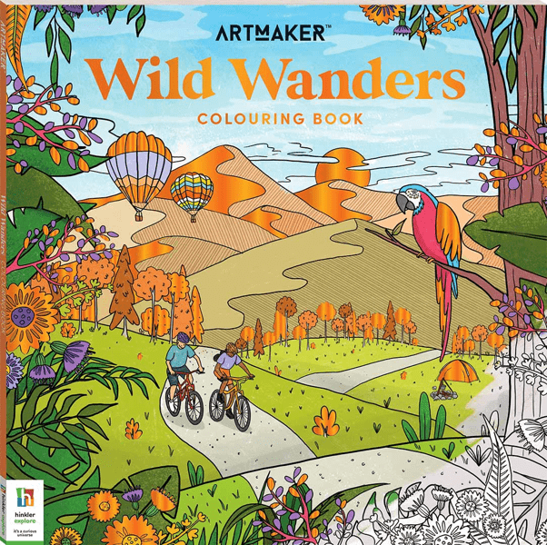 Art Maker Wild Wanders Colouring Book | Target Australia